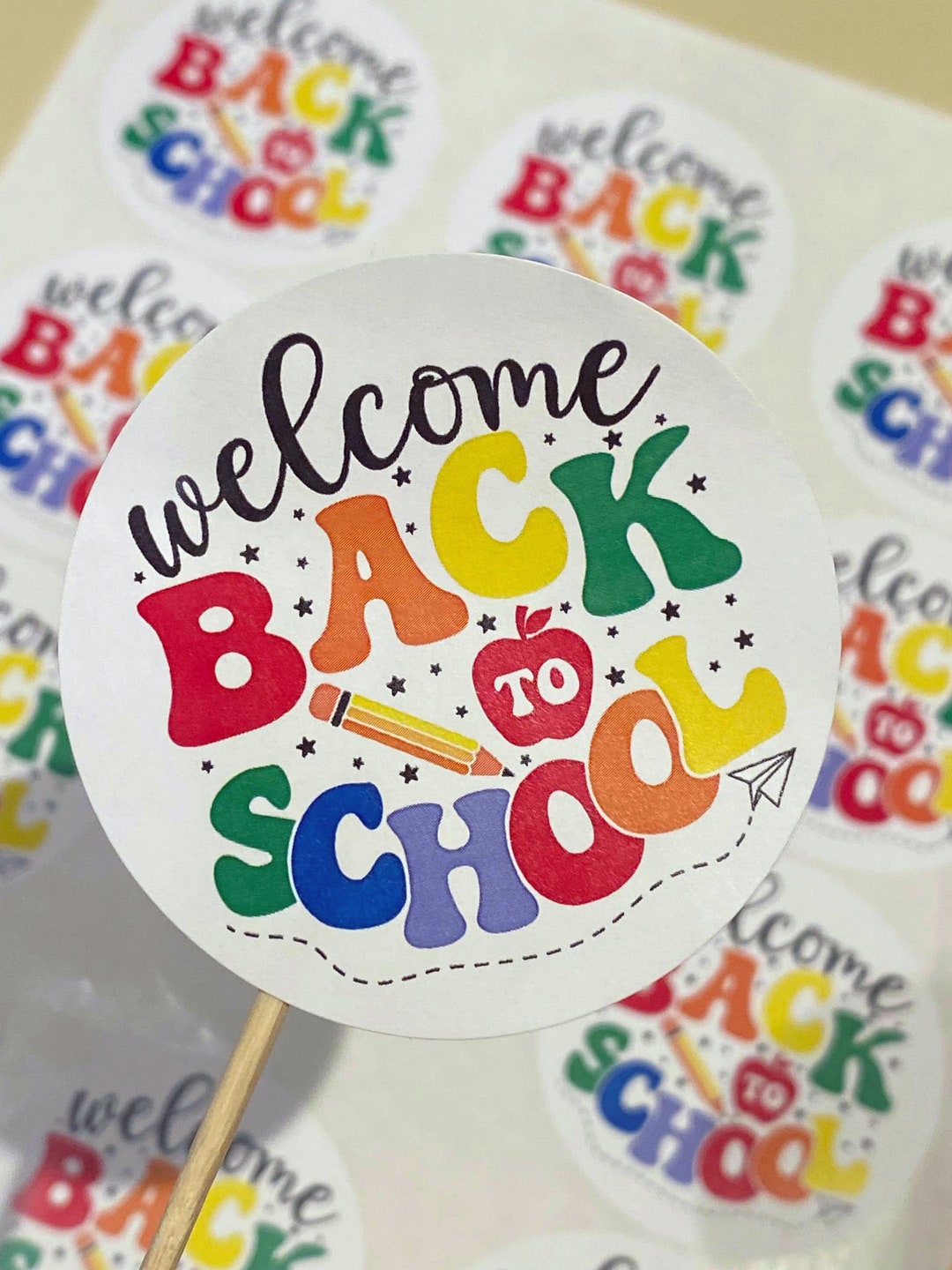 Welcome Back to School Stickers, Classroom Labels, Envelope Seals ...