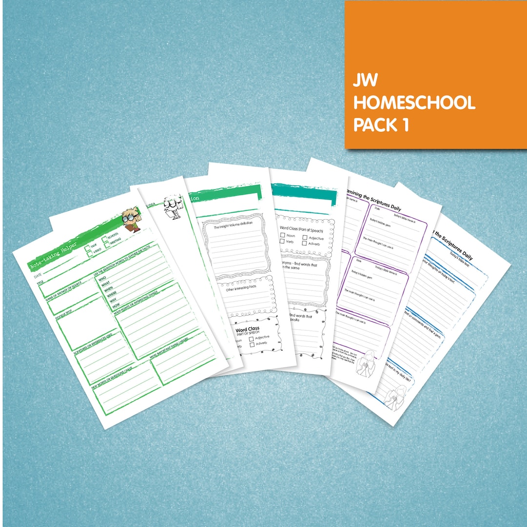 Vocabulary Builder, Note-taking Helper & Daily Devotional Printable ...