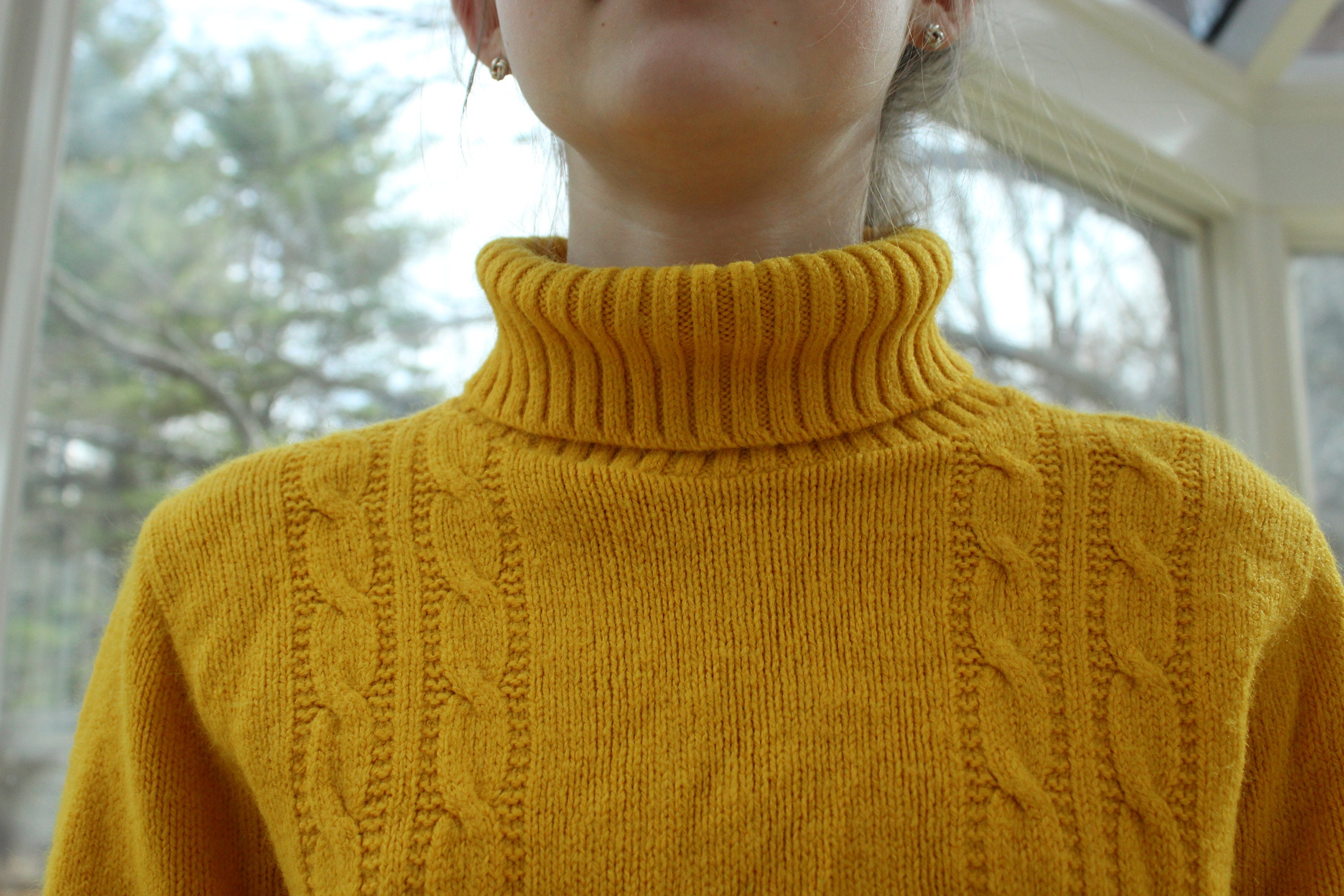 Vintage Little Girls Mustard Yellow Sweater Vintage | Etsy