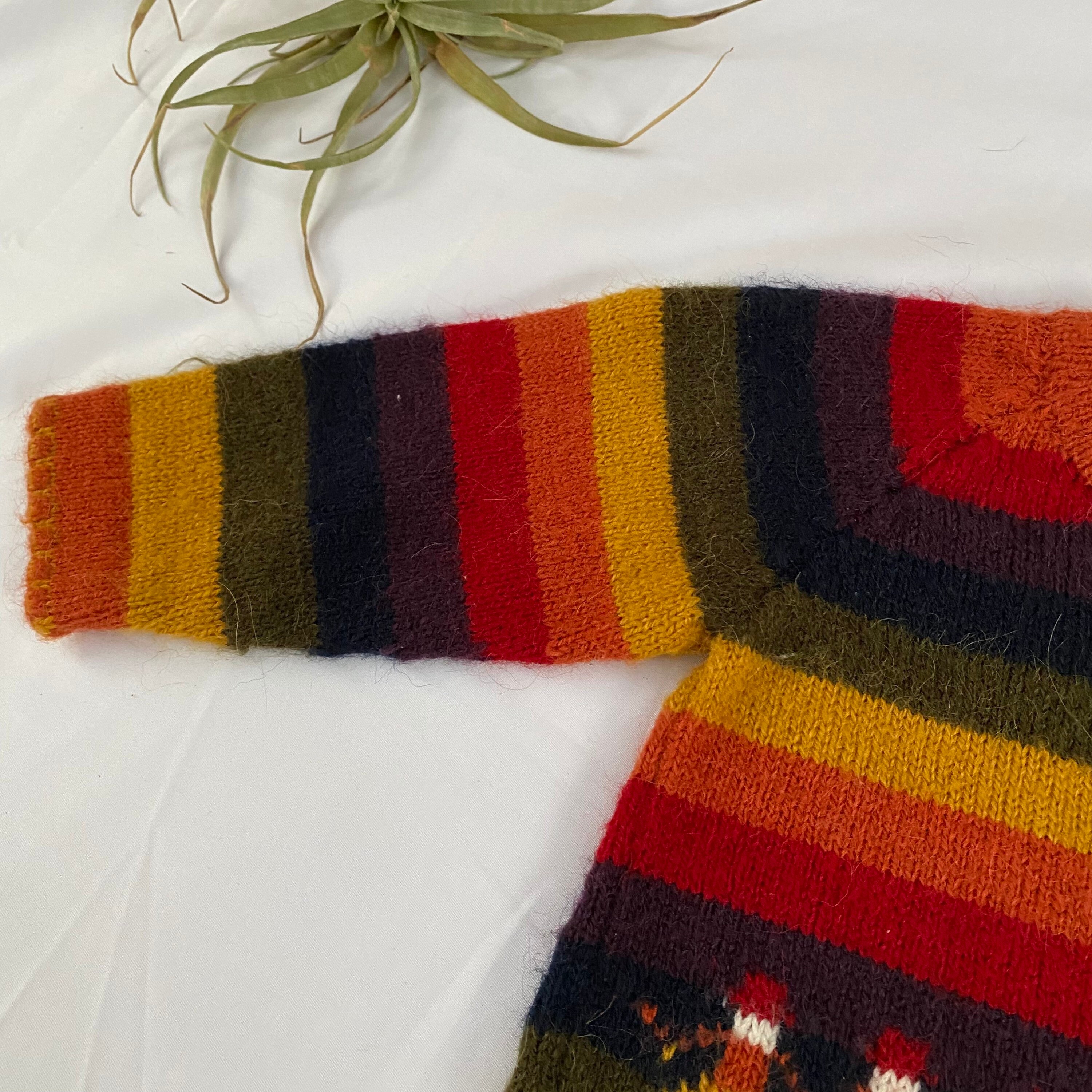 Vintage Retro Rainbow Fall Hippie Child Sweater Long Sleeve - Etsy