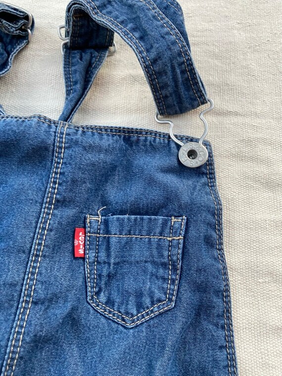 vintage 1990s little girl child Levi Strauss & Co den… - Gem