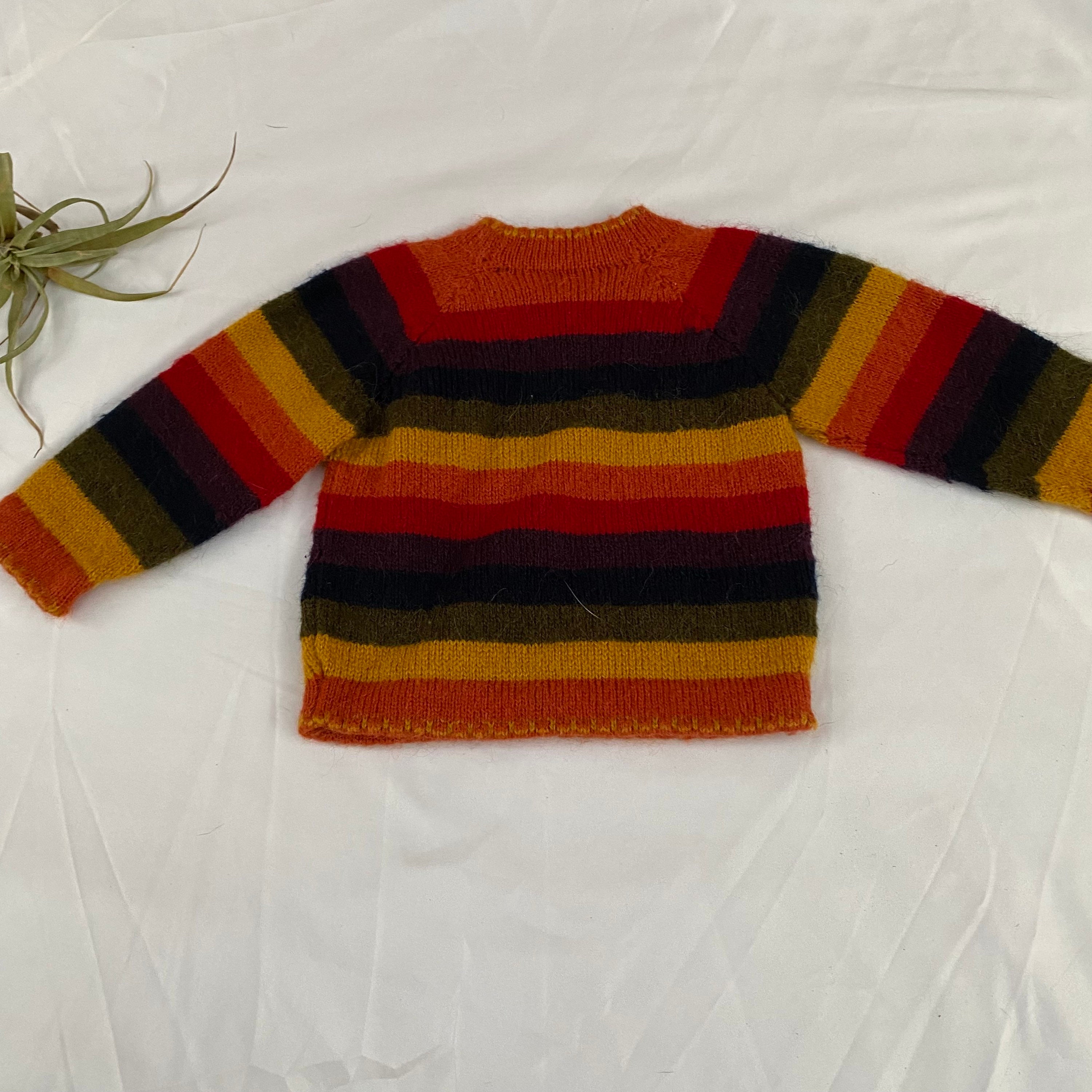 Vintage Retro Rainbow Fall Hippie Child Sweater Long Sleeve - Etsy