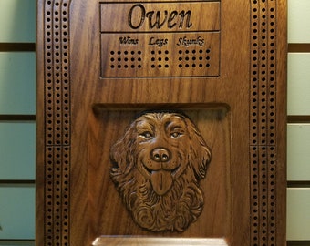 Dog Cribbage Board - Etsy