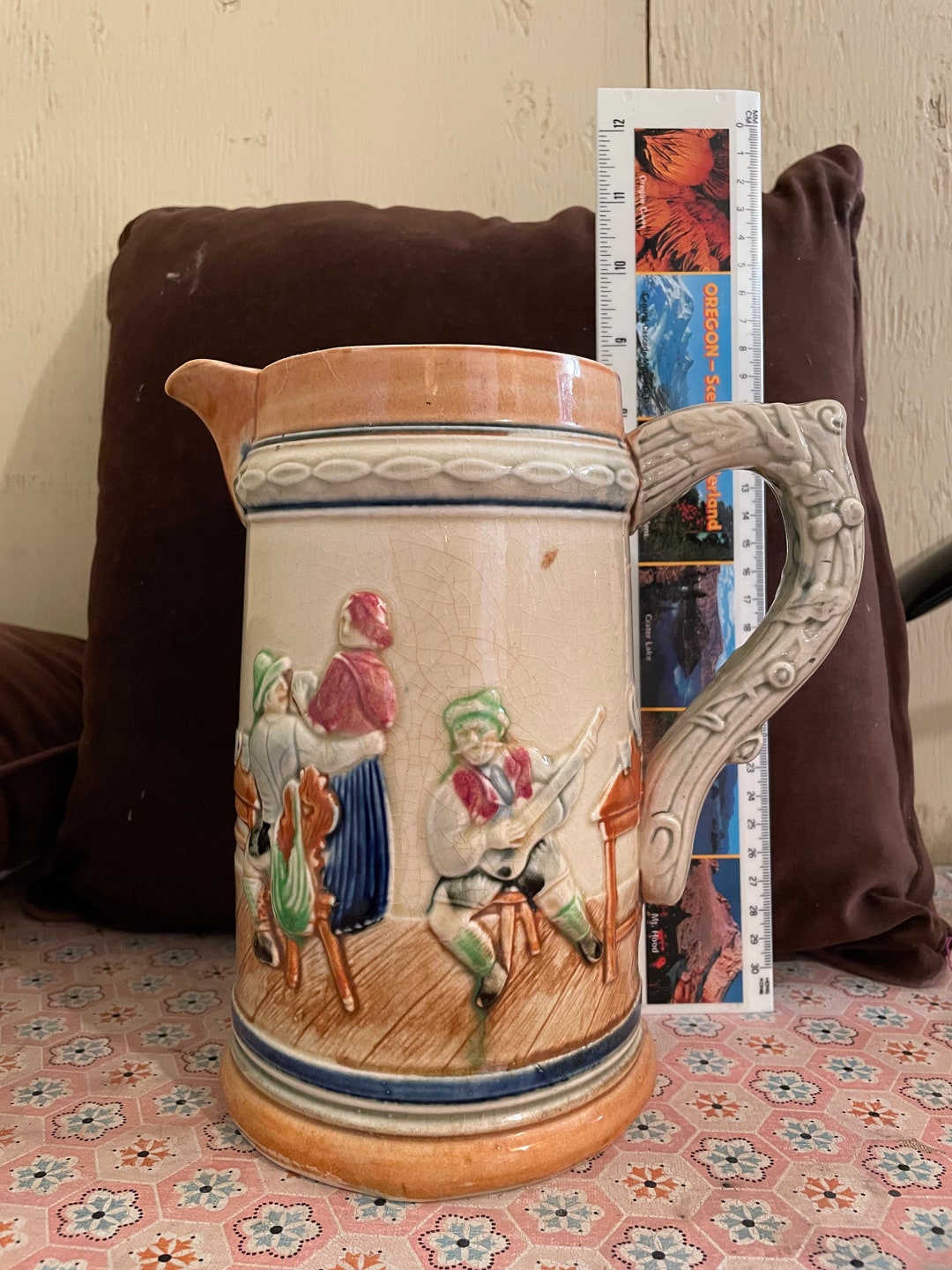 Vintage Ceramic Pitcher and Steins Made in Japan - Etsy