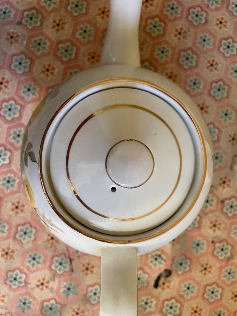 Vintage Ellgreave Ironstone Tea Pot - Etsy