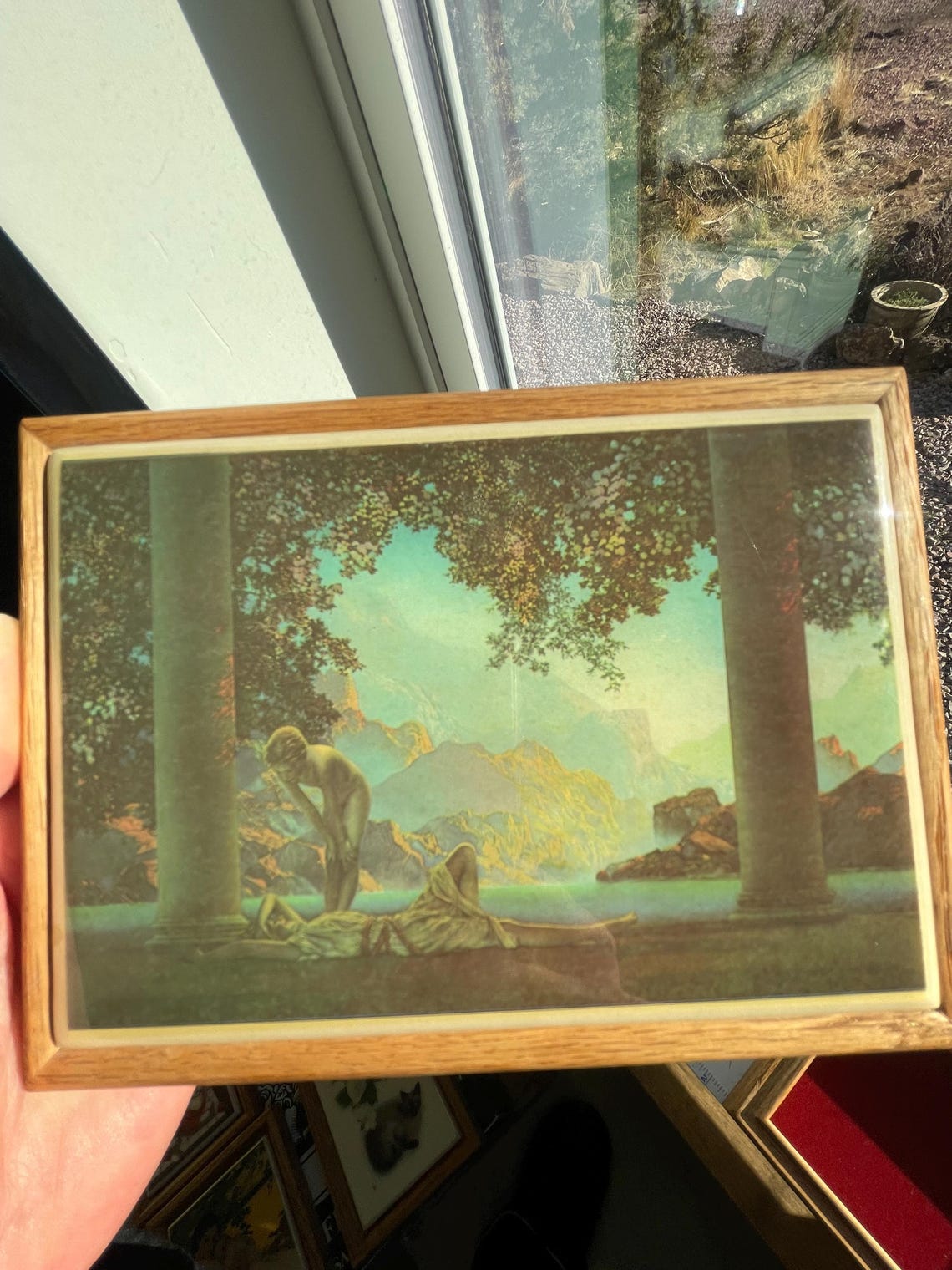Vintage Box With Tile Top - Etsy