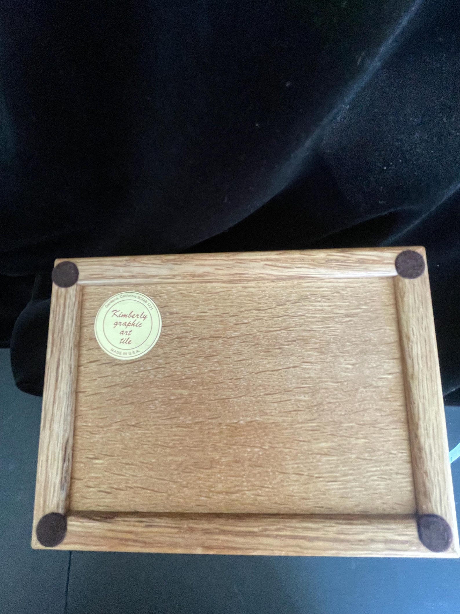 Vintage Box With Tile Top - Etsy