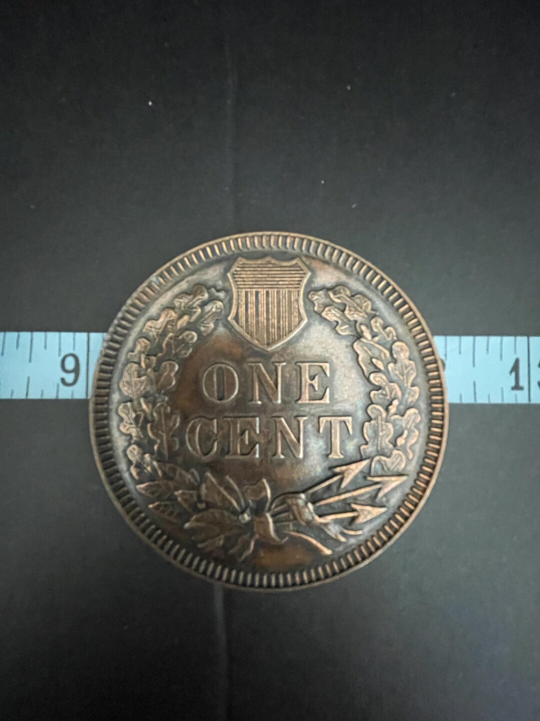 Vintage Oversized 3" 1877 Novelty Indian Head Penny Large Cent Coin. - Etsy