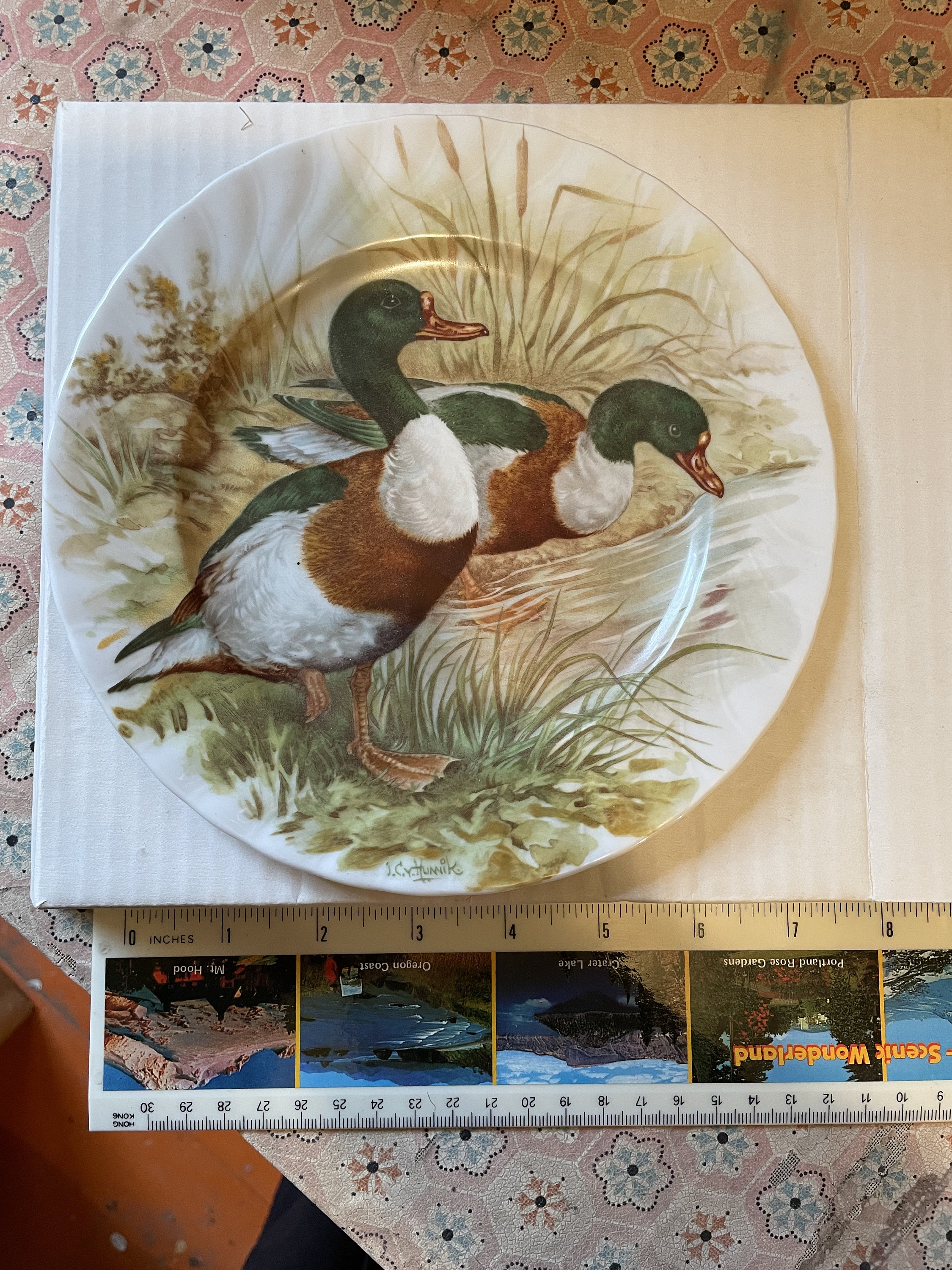 Vintage Royal Schwabap Mallard Ducks Plate 7.5” Ter Steege BV Holland ...