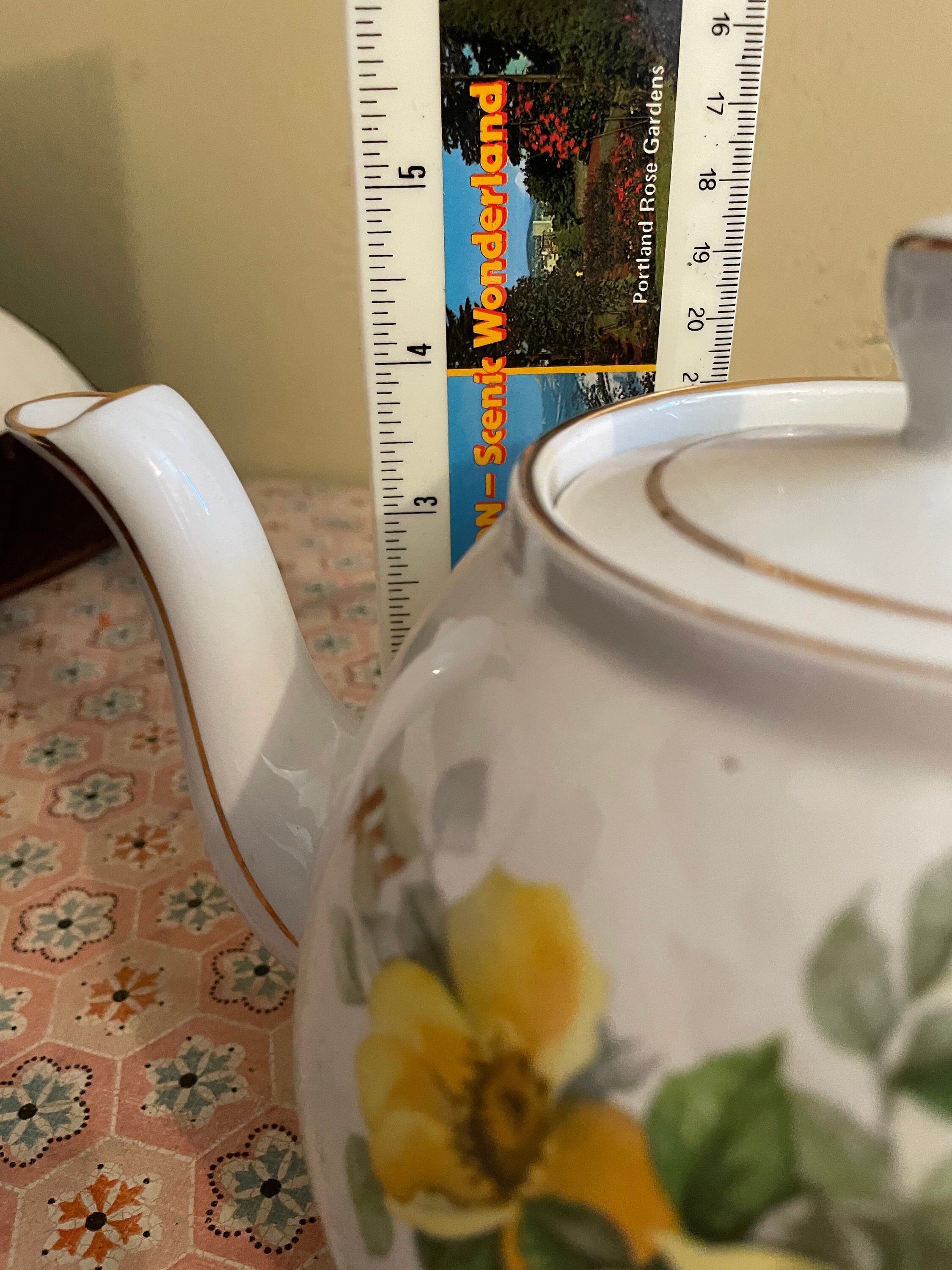 Vintage Ellgreave Ironstone Tea Pot - Etsy