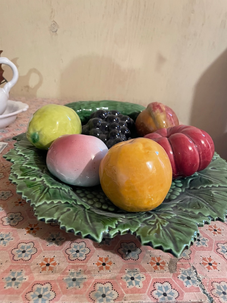 Vintage Ceramic Fruit Tray - Etsy