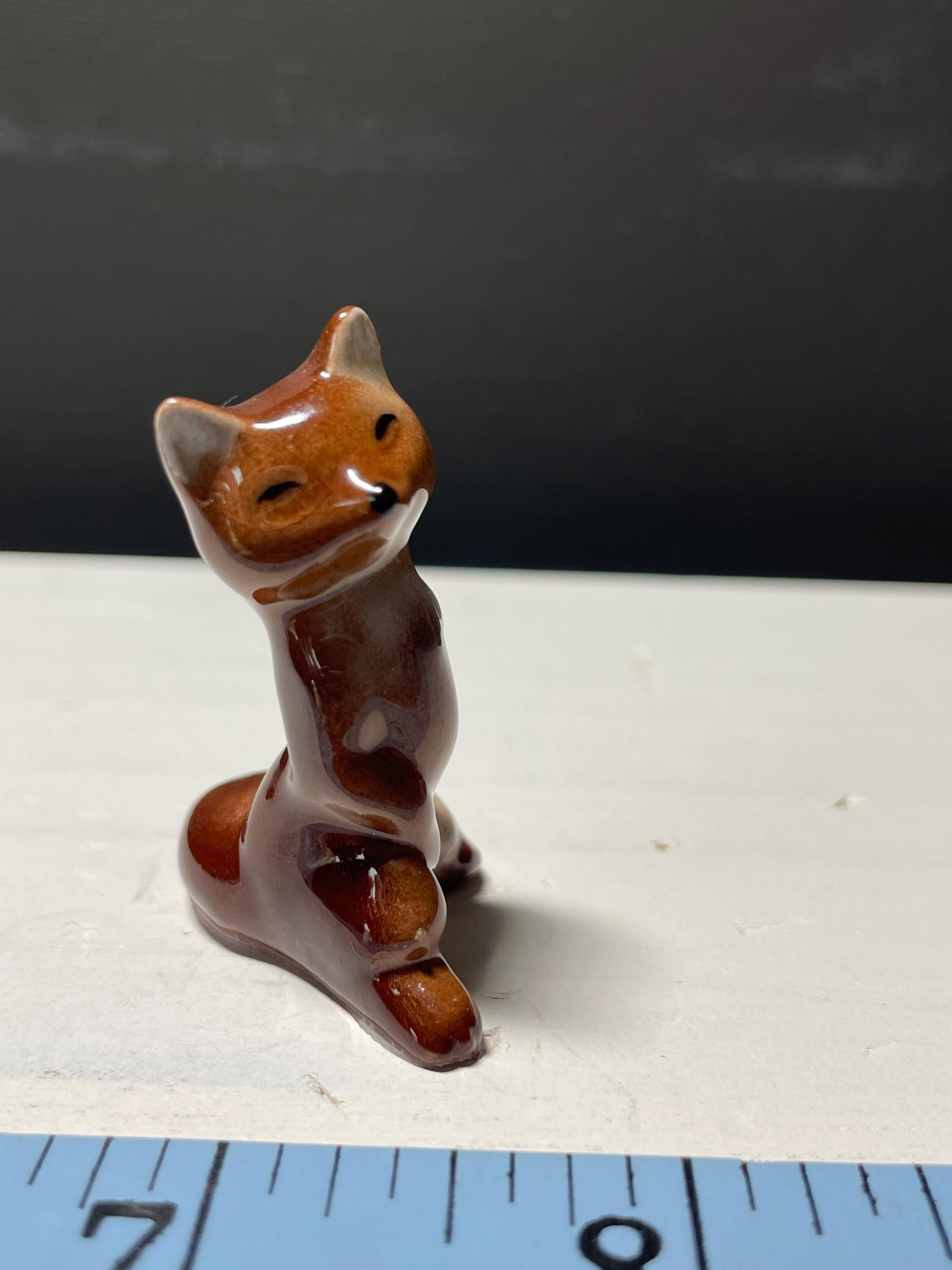 Vintage Hagen Renaker Fox - Etsy