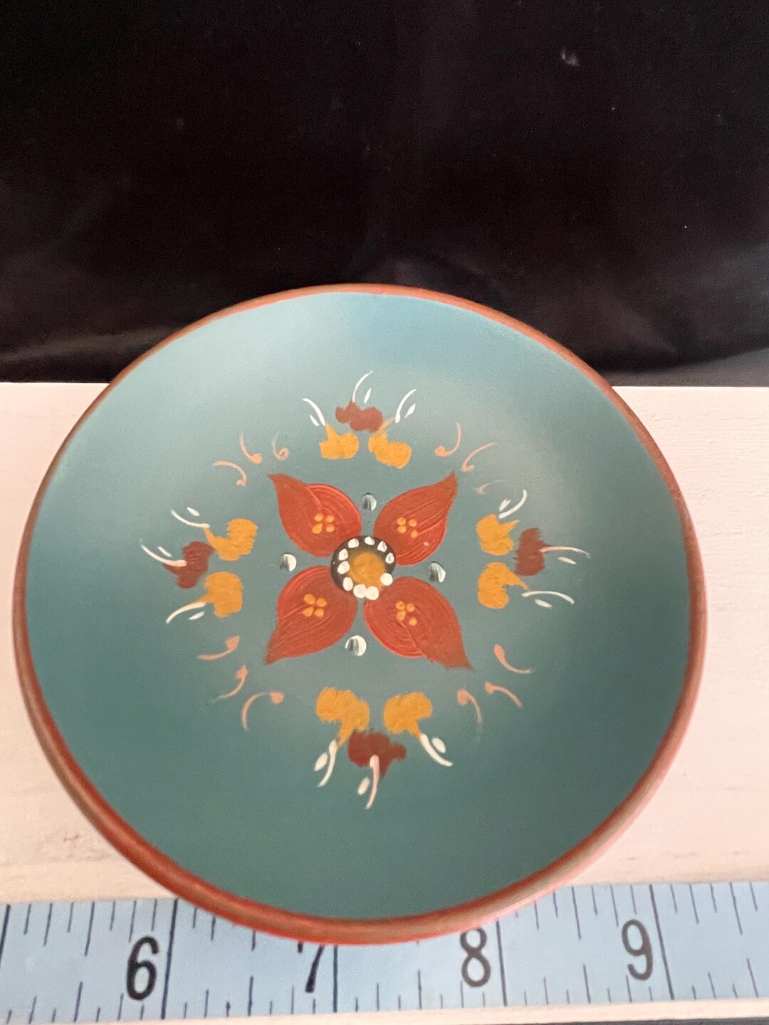Norwegian Hand Painted Small Plate - Etsy