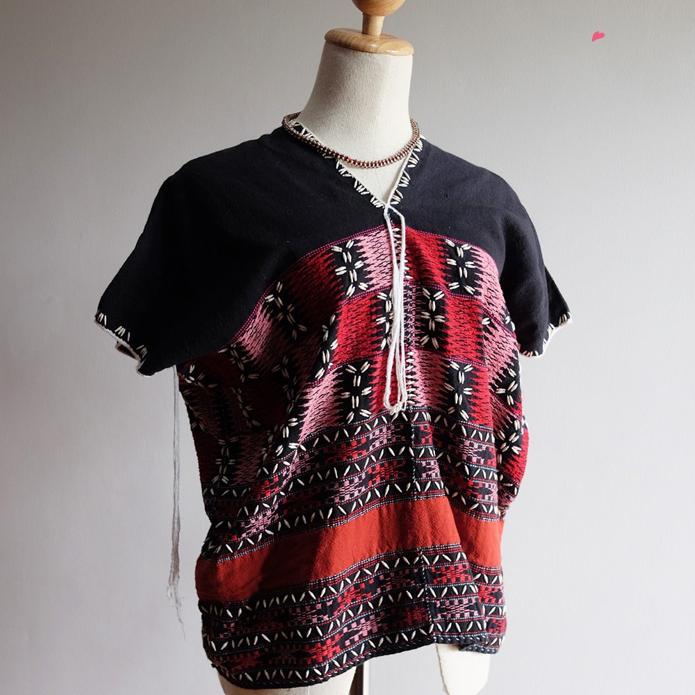 Thailand Karen Hill Tribe Handwoven Ethnic Women Bohemian Top With ...