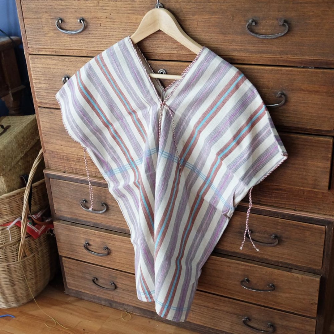 Handwoven Karen Hill Tribe Top: Organic Cotton Boho Shirt - Etsy