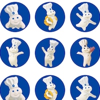 Pillsbury Doughboy SVG. Dough Boy - Svg Png Pdf Webp. Dough Boy Vector ...