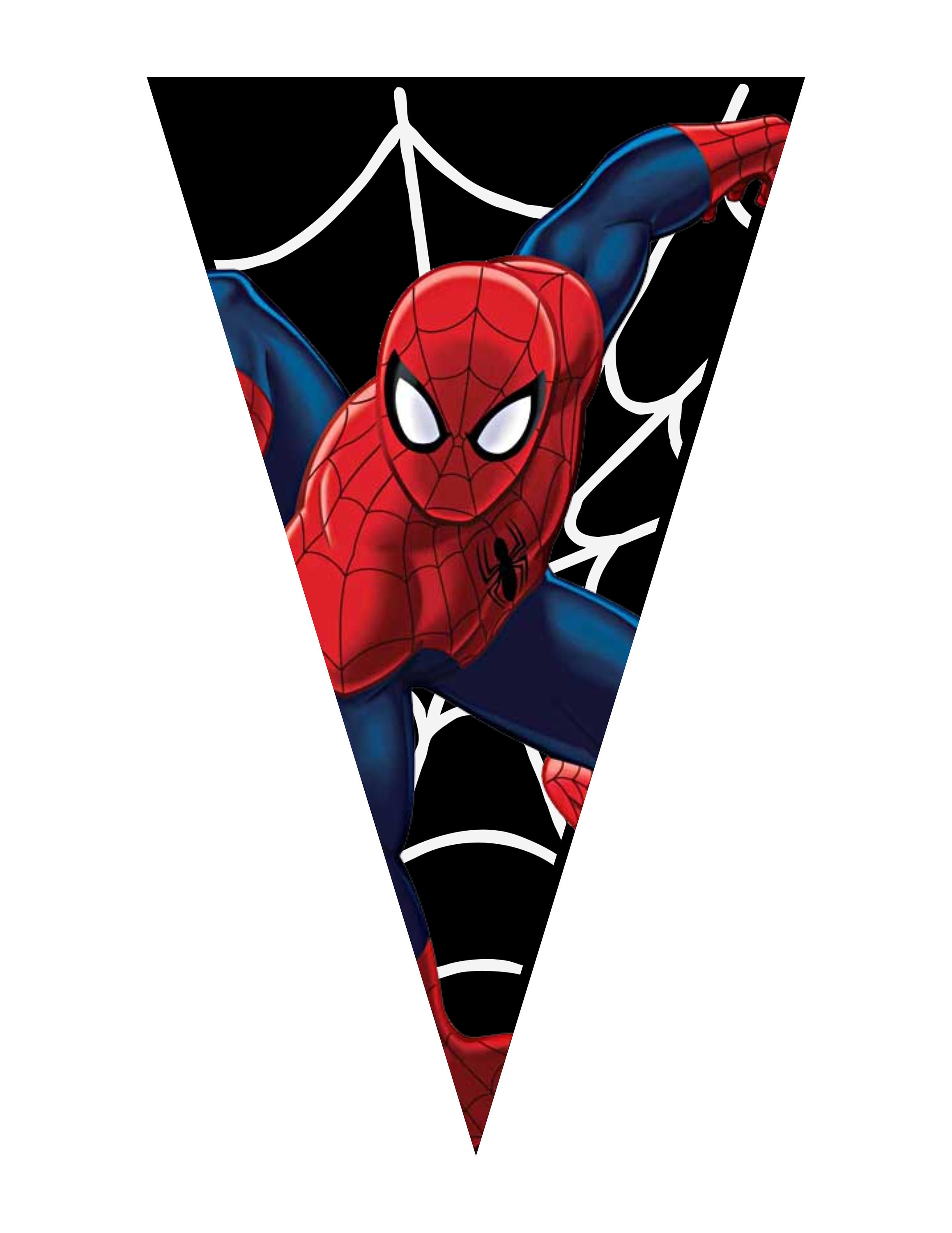 Spiderman Party Banner Happy Birthday Banner Spiderman | Etsy