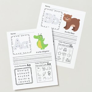 Alphabet Worksheets | Printable | 26 Letter of the Day | Coloring Pages ...