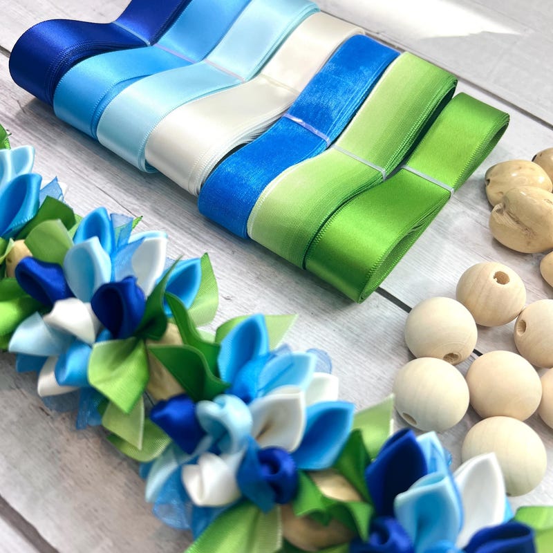 Leis Hawaiian Ribbon - Etsy