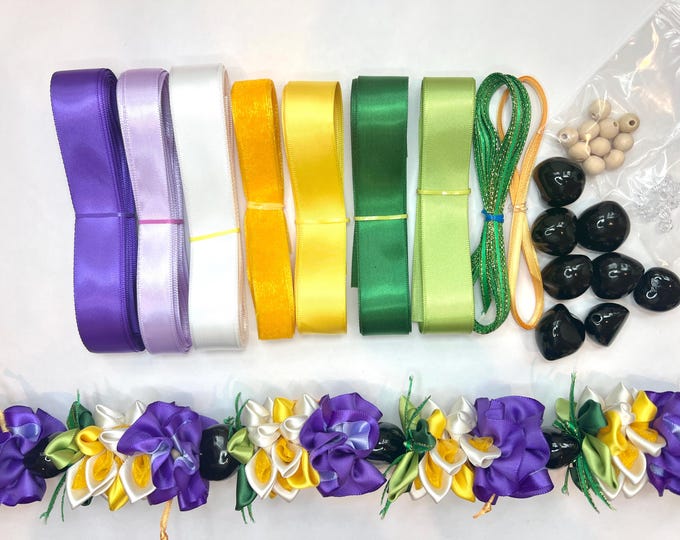 One Set of Do It Yourself Ribbons for Simple Beautiful Flower Ribbon ...