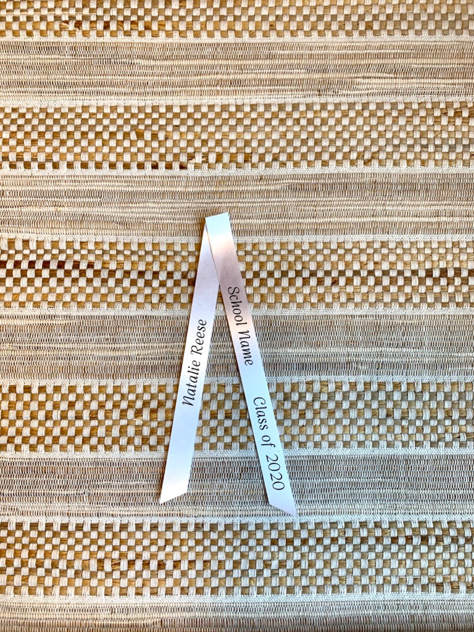 Graduation Lei Double Braided Satin Ribbon Personalized - Etsy