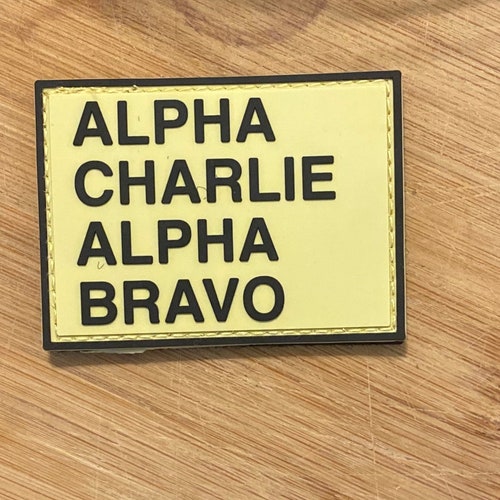 Alpha Charlie Alpha Bravo - Etsy