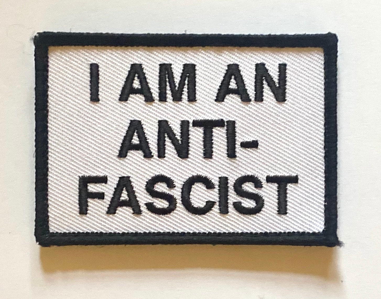 I Am Am Anti-fascist Morale Patch - Etsy Sweden