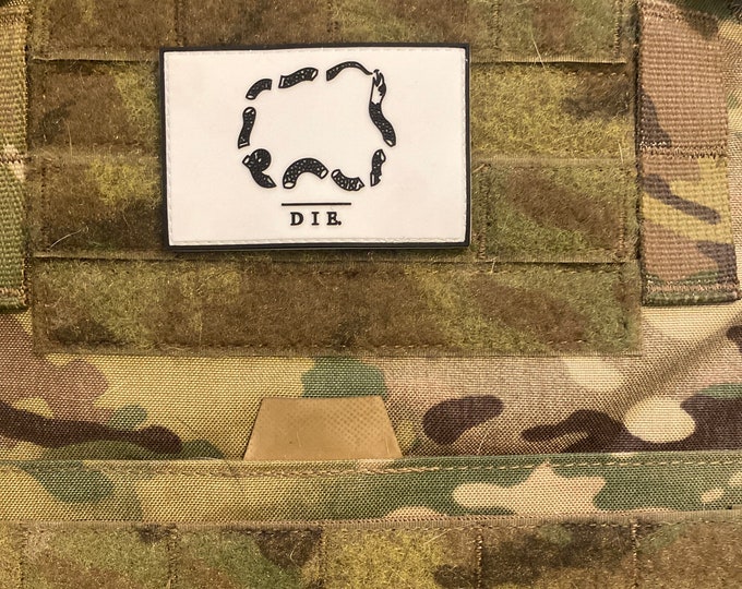 DIE 2D PVC Morale Patch - Etsy