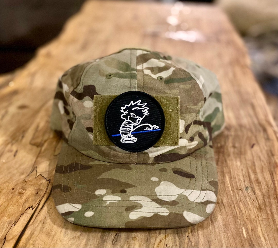 Calvin Peeing TBL Embroidered Morale Patch - Etsy