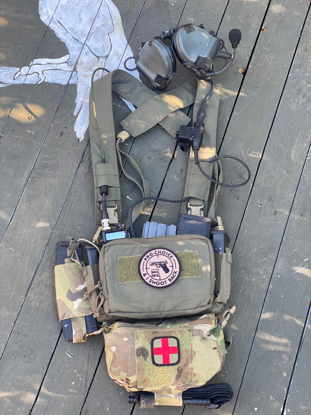 Pro-choice & I Shoot Back Embroidered Morale Patch - Etsy