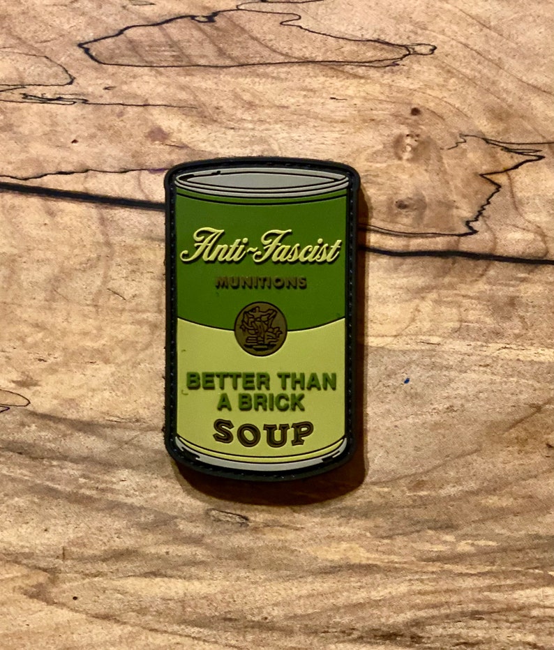 Subdued soup PVC Morale Patch - Etsy Canada