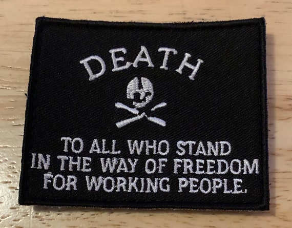 Makhno Black Army Embroidered Morale Patch English Version | Etsy