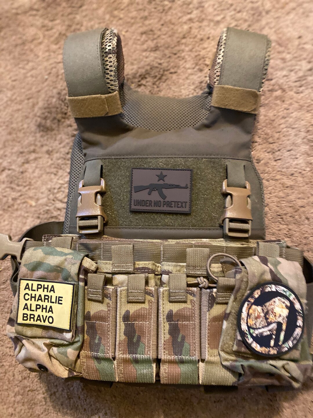 PVC Under No Pretext Subdued Morale Patch - Etsy