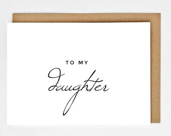 To my daughter | Etsy