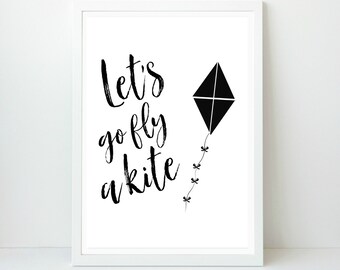 Printable kite | Etsy