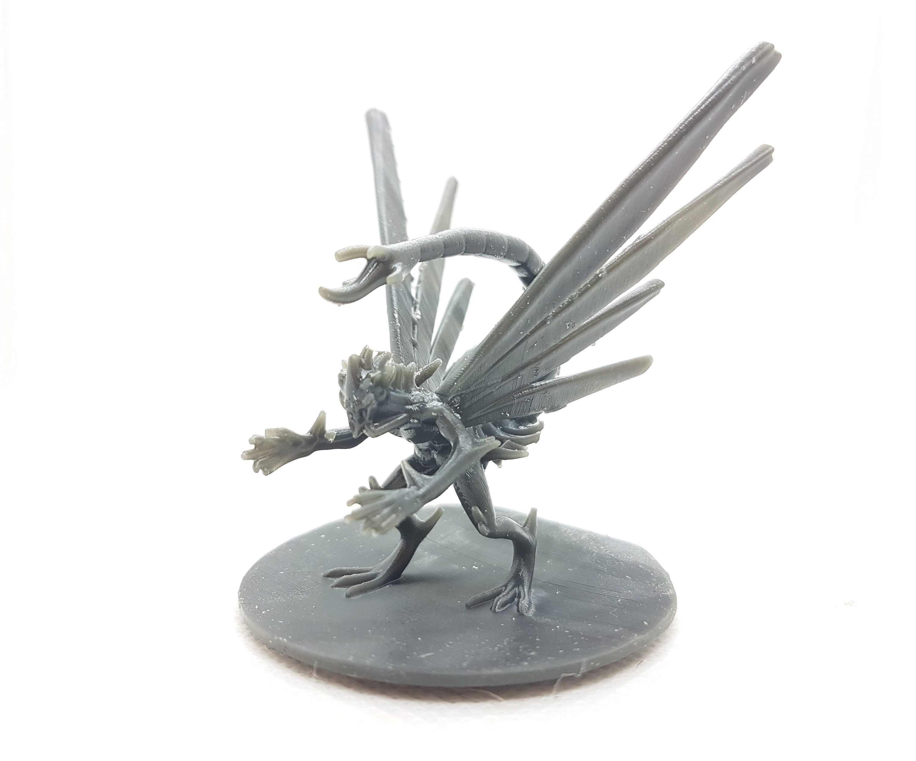 3D Printed Bone Devil Miniature, D&D, 3D Printed Custom Figure, Resin ...
