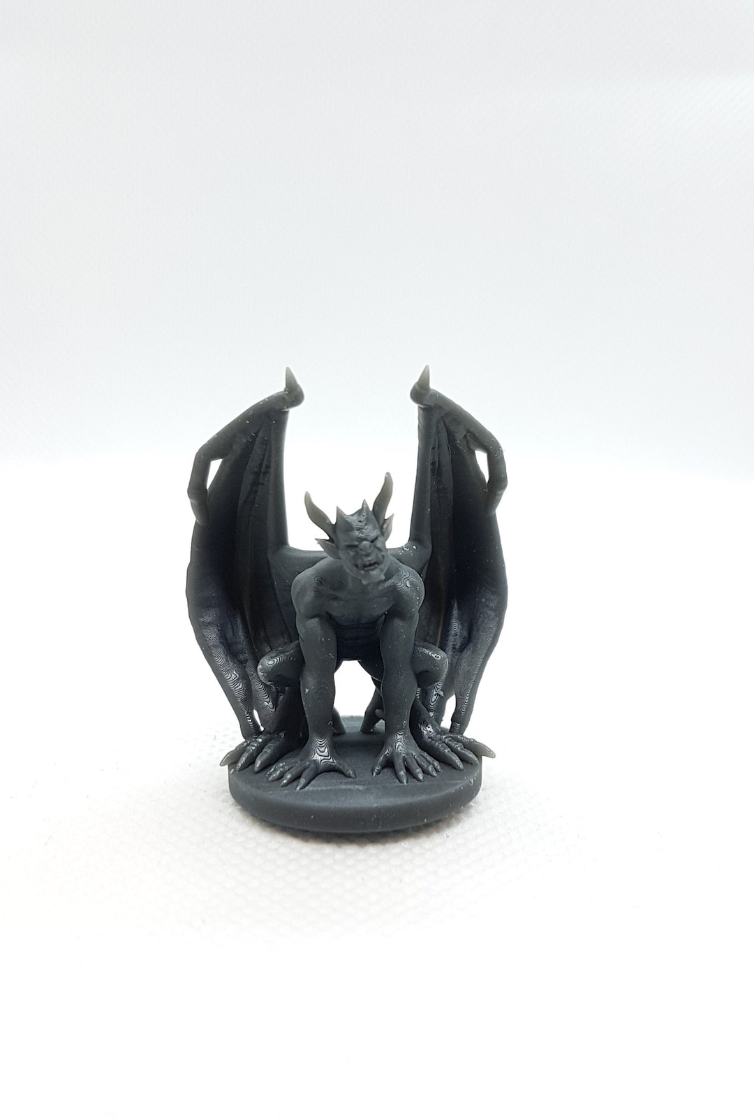 3D Printed Gargoyle Miniature, D&D, 3D Printed Custom Figure, Resin ...