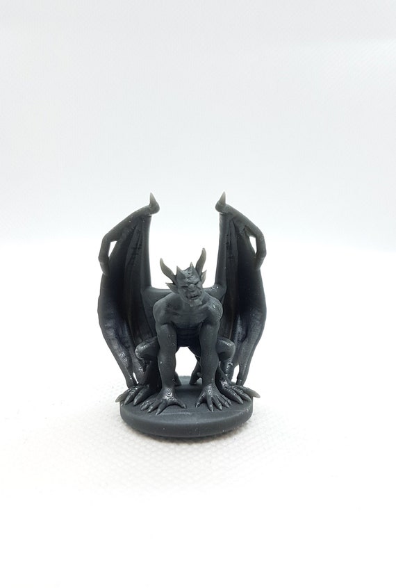 3D Printed Gargoyle Miniature D&D 3D Printed Custom Figure | Etsy