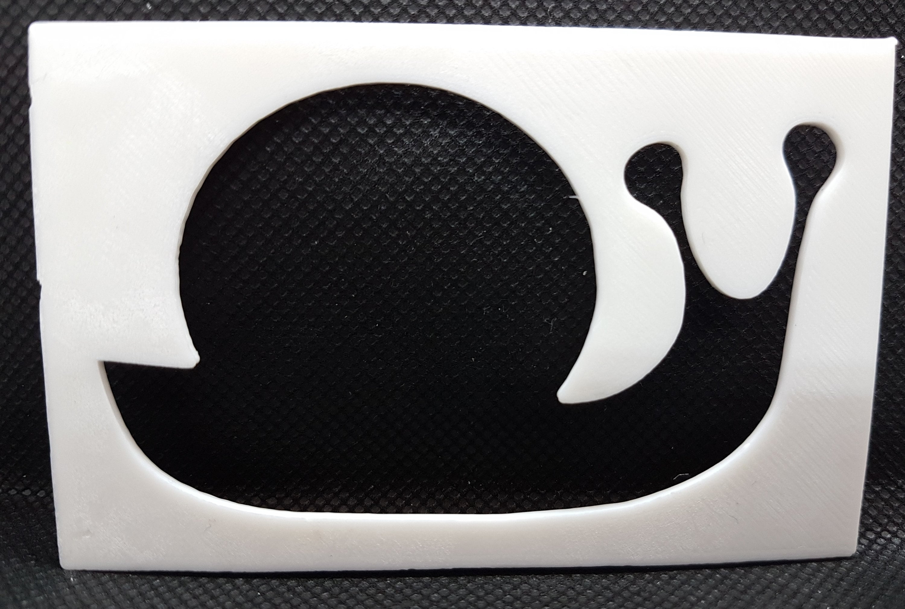 Stencil of a Snail 3D Printed Suitable for Decoration and - Etsy