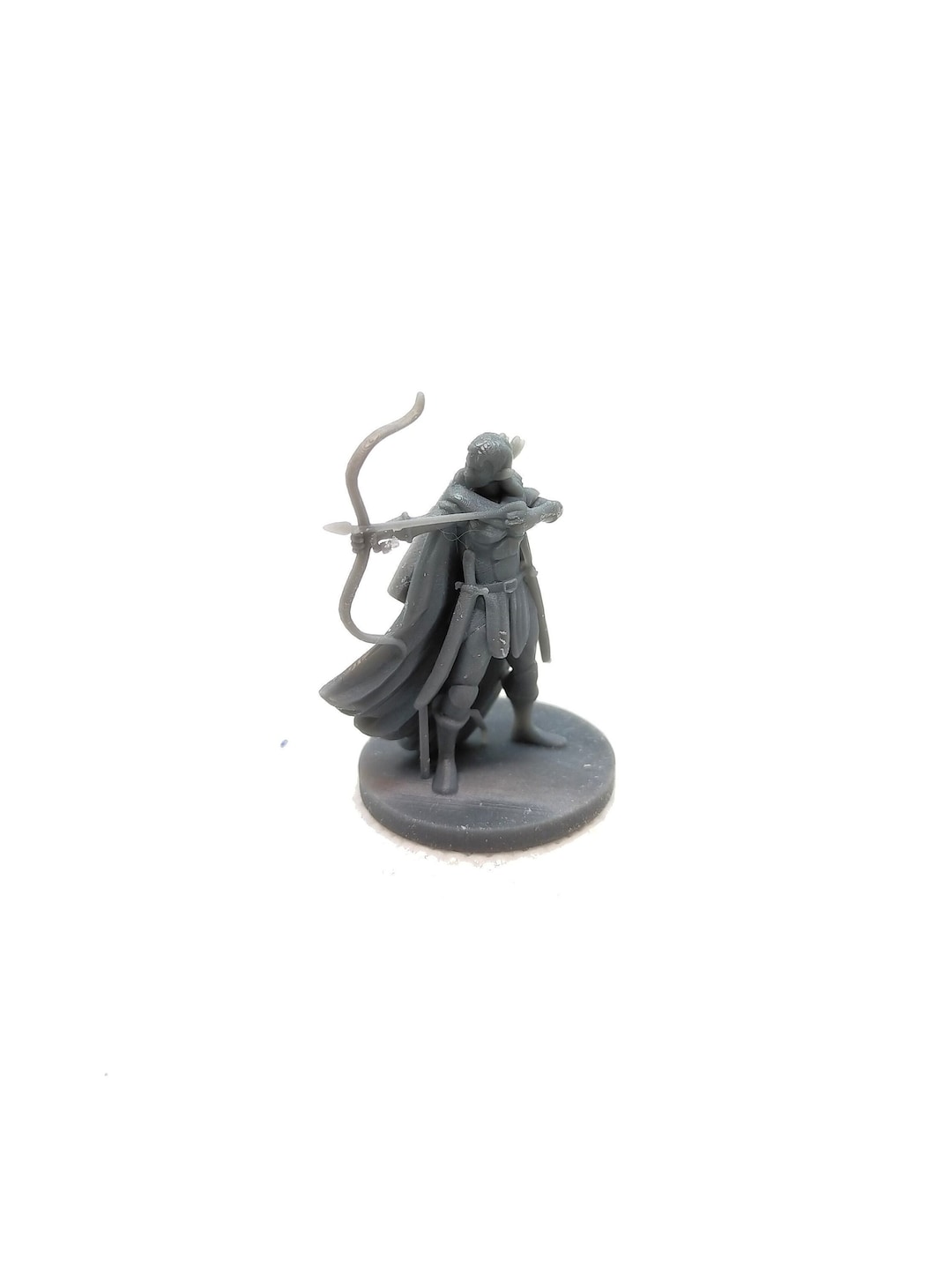 3D Printed Archer Miniature, D&D, 3D Printed Custom Figure, Resin ...