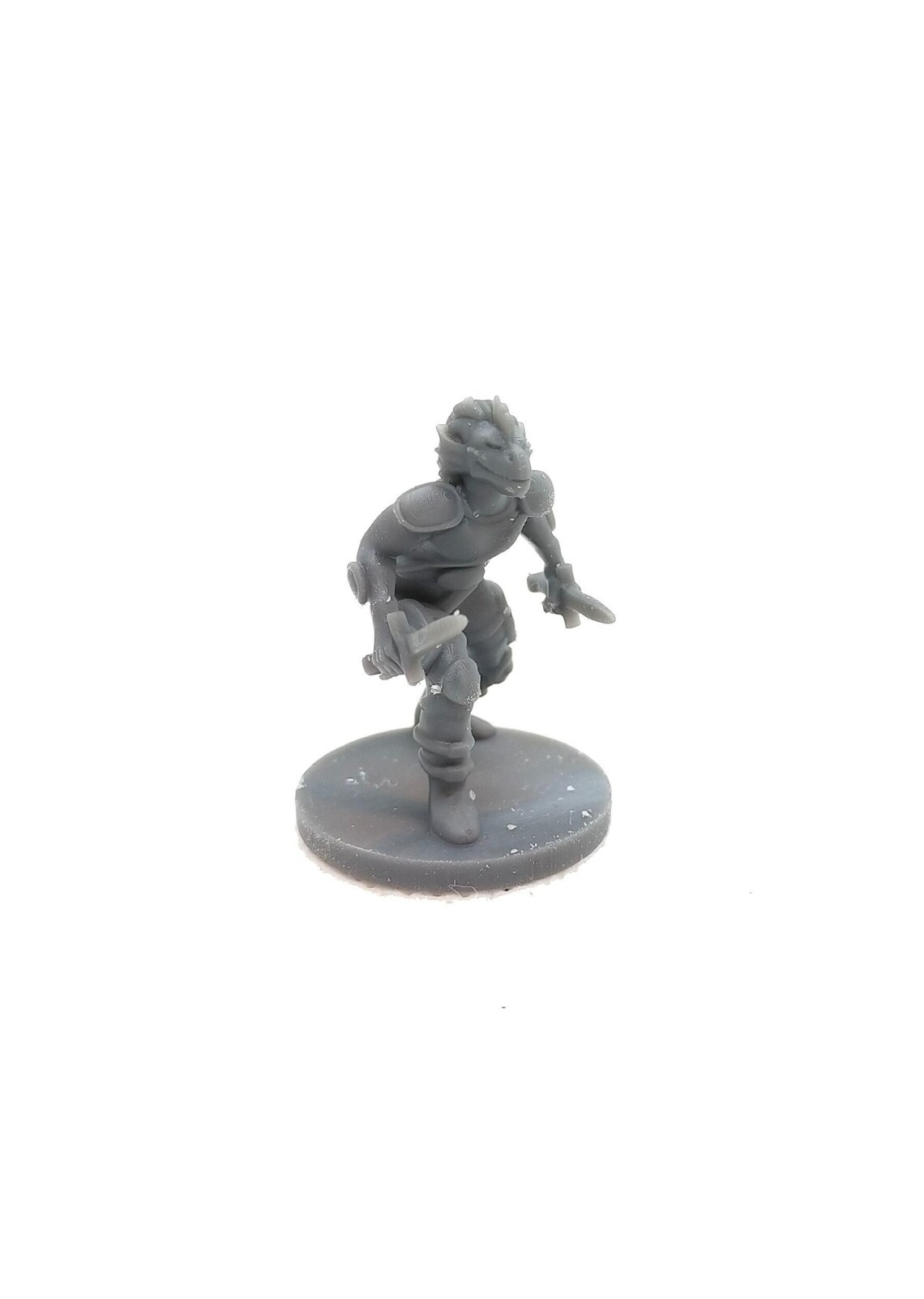 3D Printed Dragonborn Rogue Miniature, D&D, 3D Printed Custom Figure ...