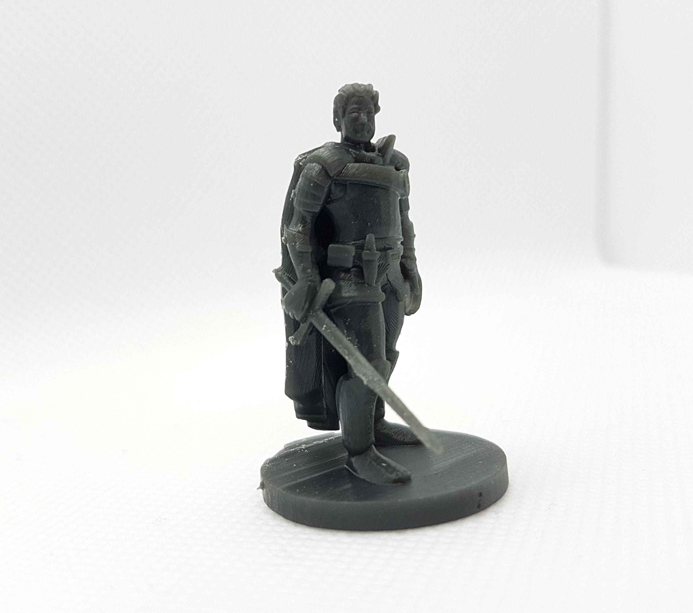3D Printed Human Male Fighter Noble Pose Miniature D&D 3D - Etsy Canada