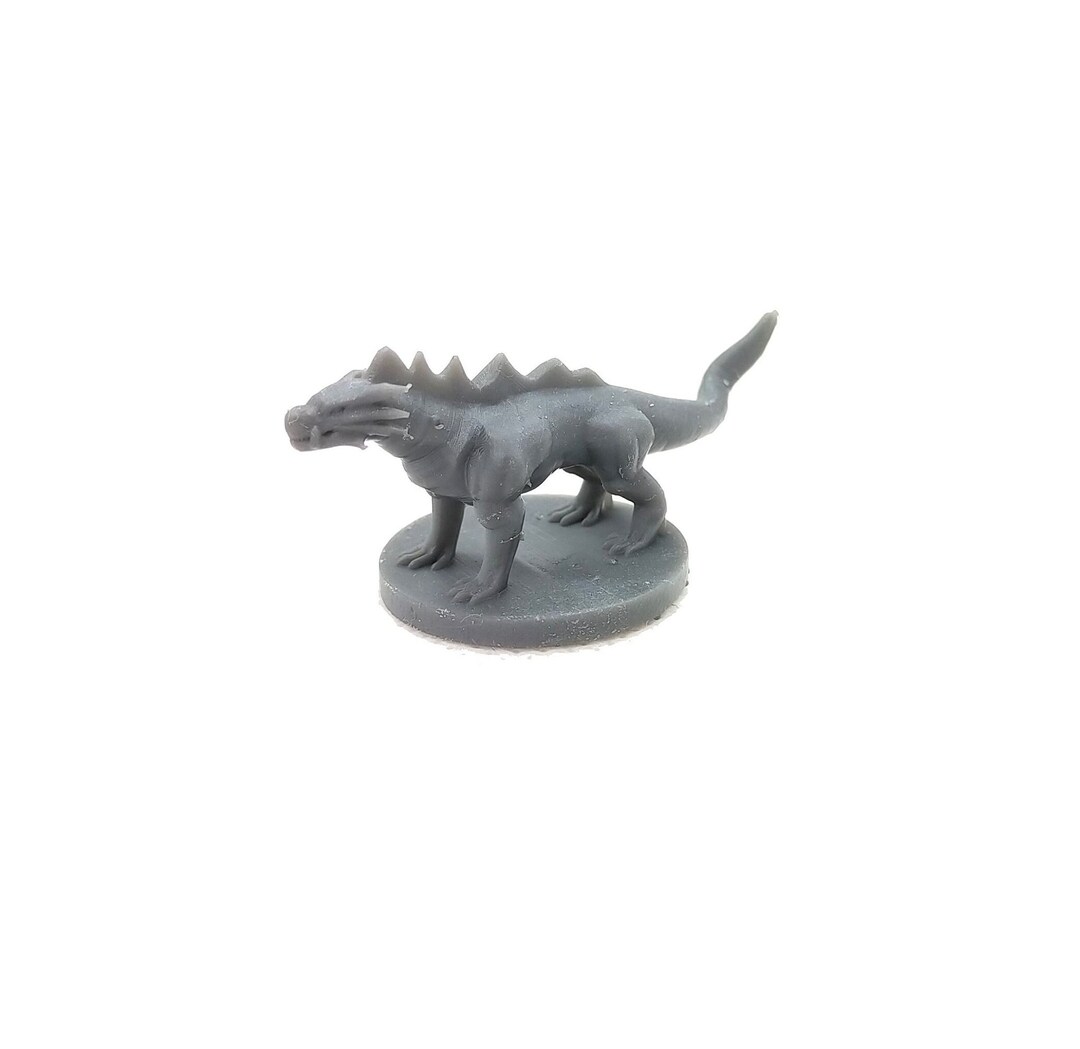 3D Printed Ambush Drake Miniature, D&D, 3D Printed Custom Figure, Resin ...