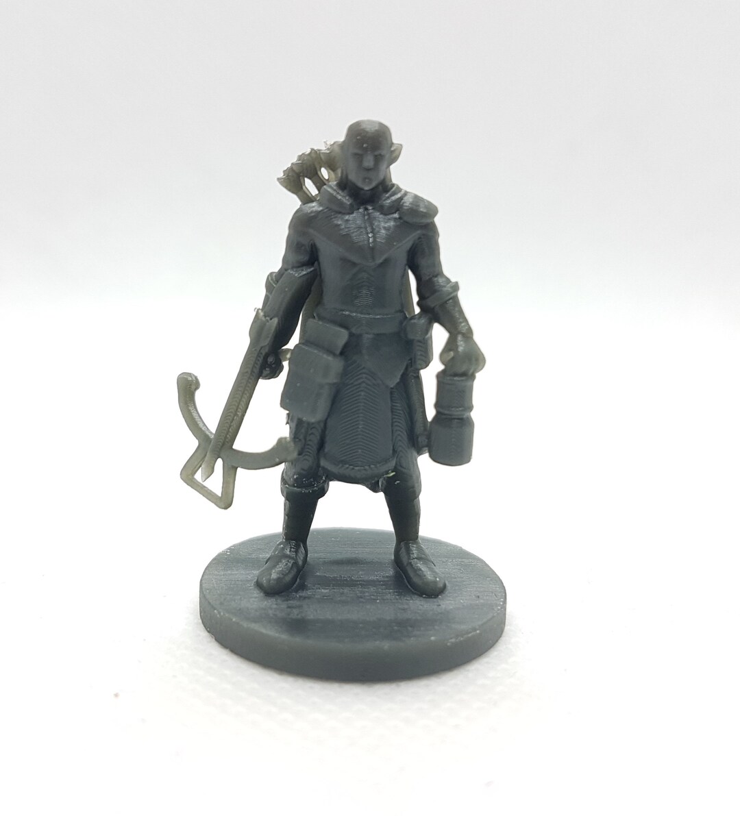 3D Printed Elf Crossbow Ranger Miniature, D&D, 3D Printed Custom Figure ...