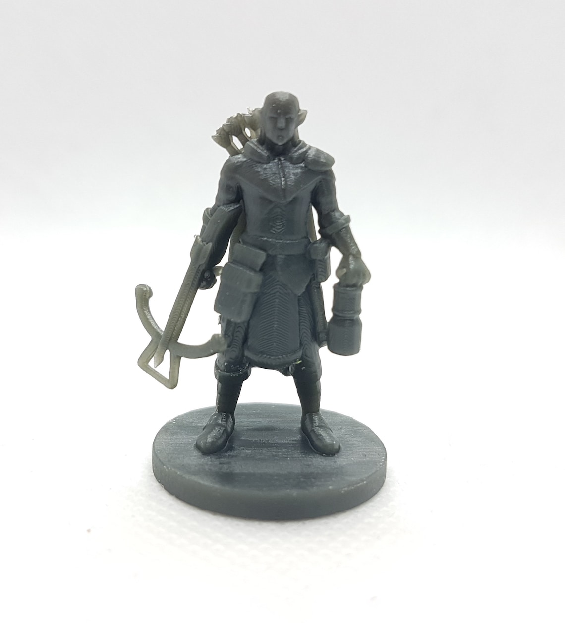 3D Printed Elf Crossbow Ranger Miniature, D&D, 3D Printed Custom Figure ...