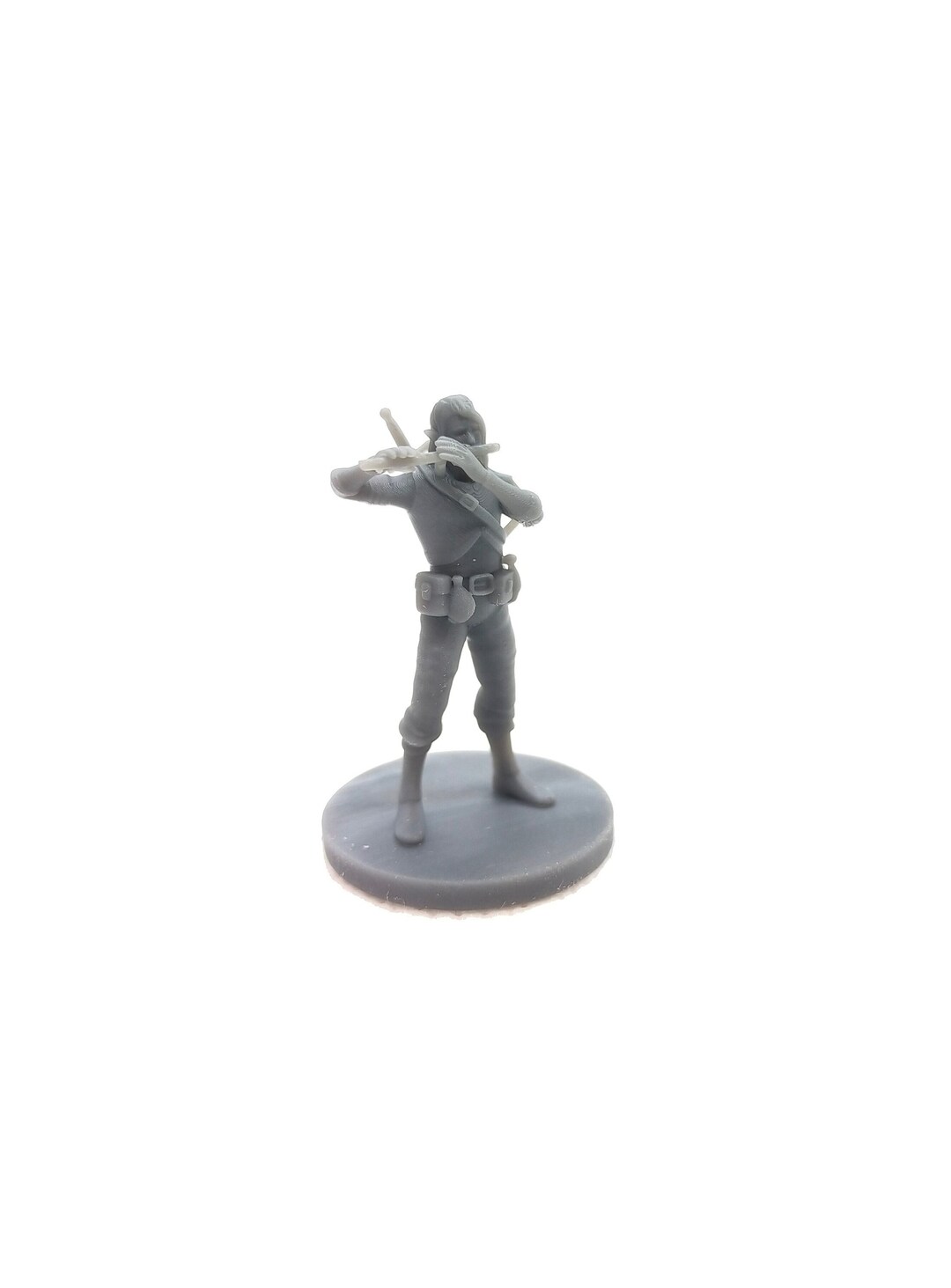 3D Printed Elven Male Bard Miniature, D&D, 3D Printed Custom Figure ...
