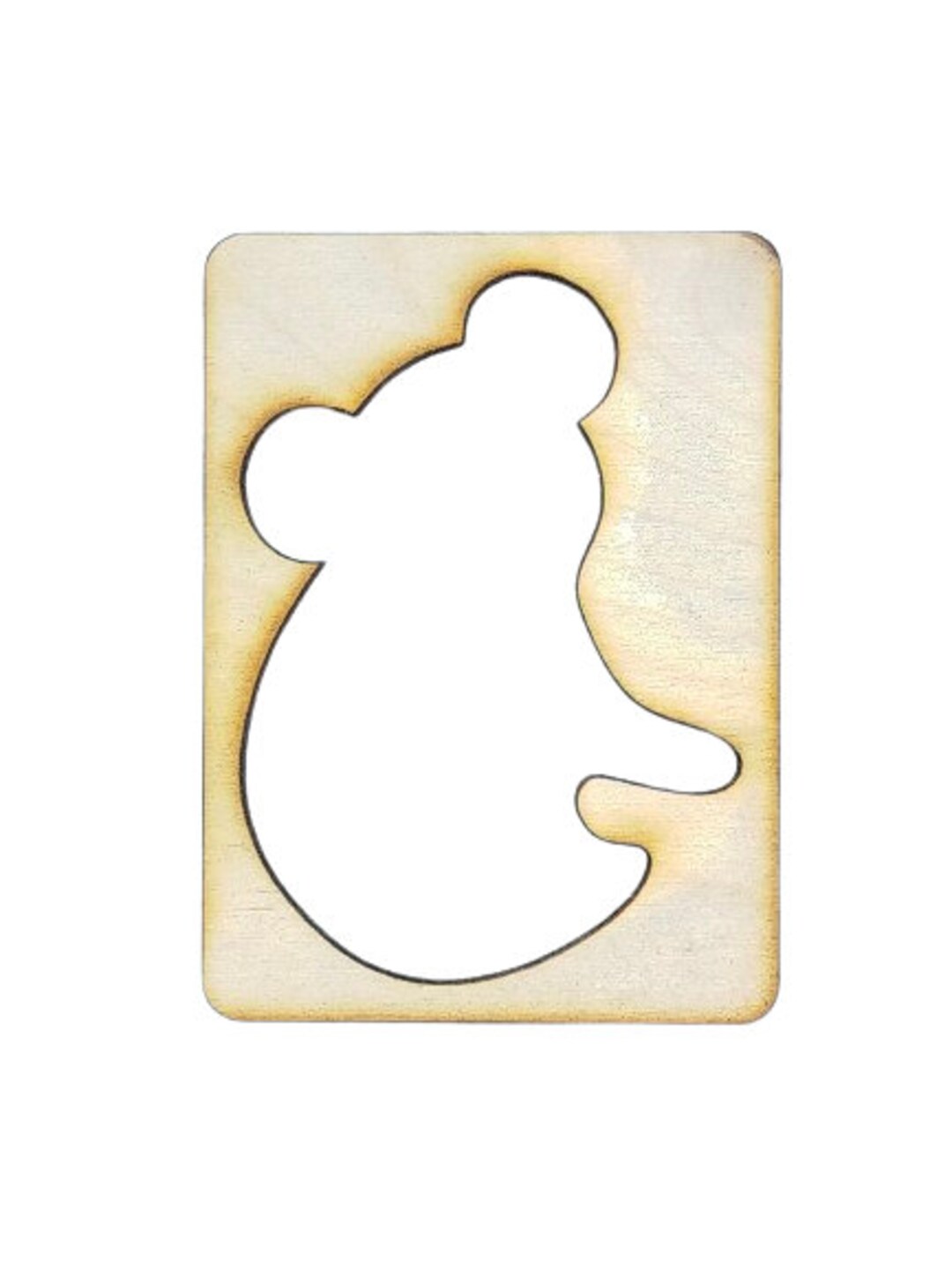 Stencil of a Koala, Laser Cut in Wood, Suitable for Decoration and ...