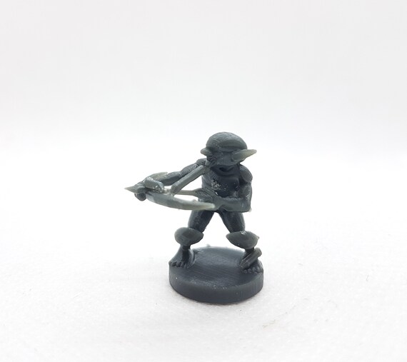 3D printed Goblin with Bow and Arrow miniature D&D 3D | Etsy