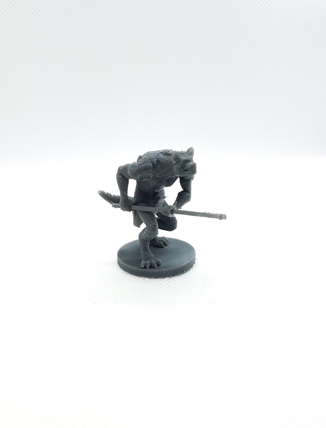 3D Printed Gnoll Miniature, D&D, 3D Printed Custom Figure, Resin ...