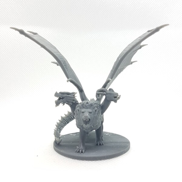 Chimera D&d Miniature - Etsy